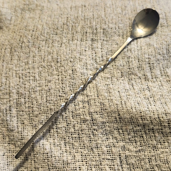 Kitchen | Vintage Stainless Steel Iced Teacocktailswizzle Spoon | Poshmark